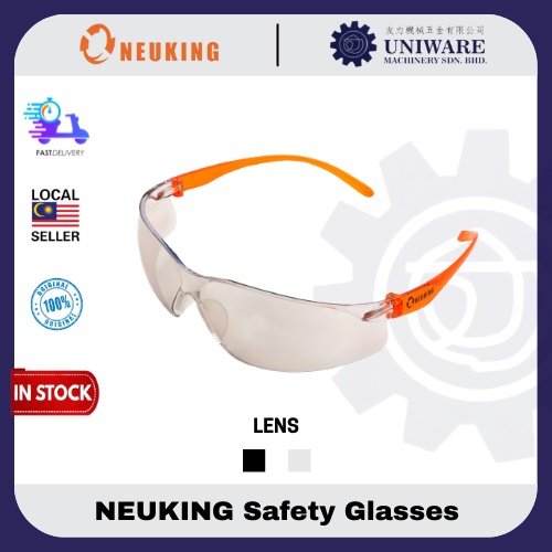 🔥100% ORIGINAL🔥 NEUKING Safety Glasses - Dark & Clear Lens | Shopee ...