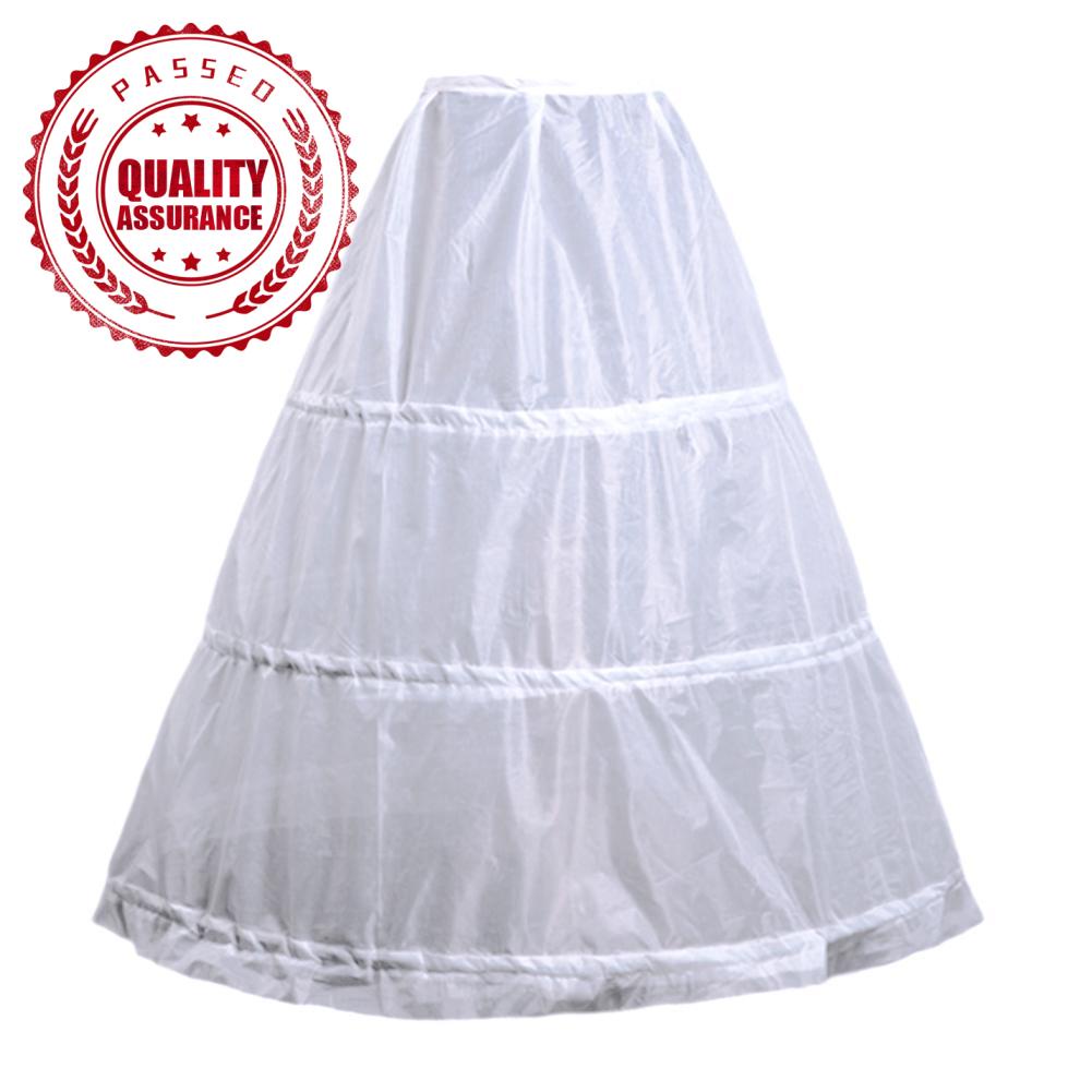 White 3 Hoop Crinoline Underskirt For Ball Gown Vintage Petticoats ...