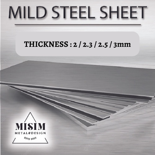 Mild Steel Plate Papan Besi thickness 2.3mm/2.5mm/3mm | Shopee Malaysia