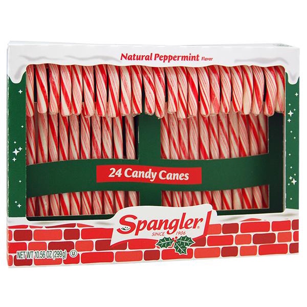 "New Arrived" Spangler Christmas Peppermint Candy Canes 24 pcs | Shopee ...
