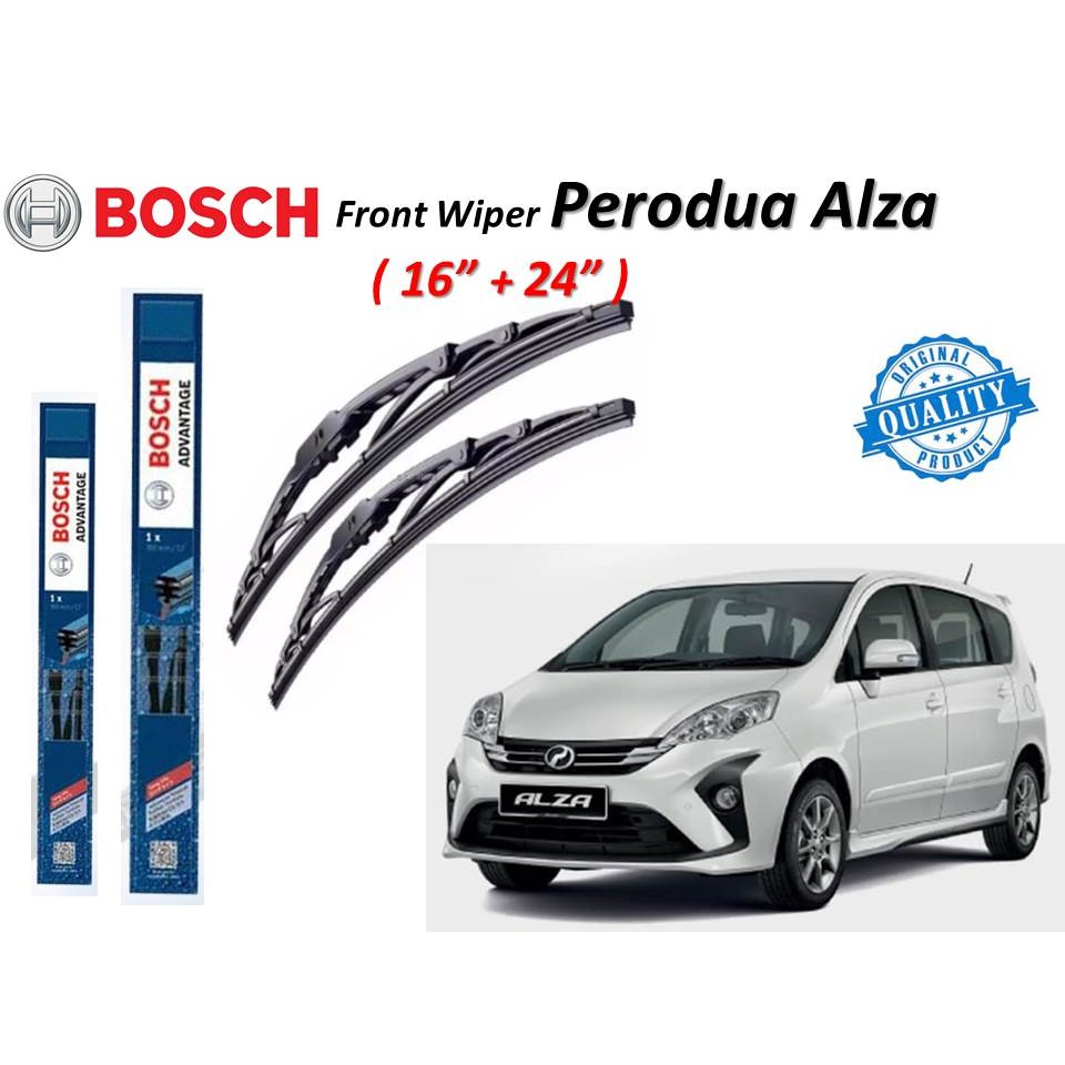 Bosch Advantage Wiper For Perodua Alza ( 16" + 24" ) | Shopee Malaysia