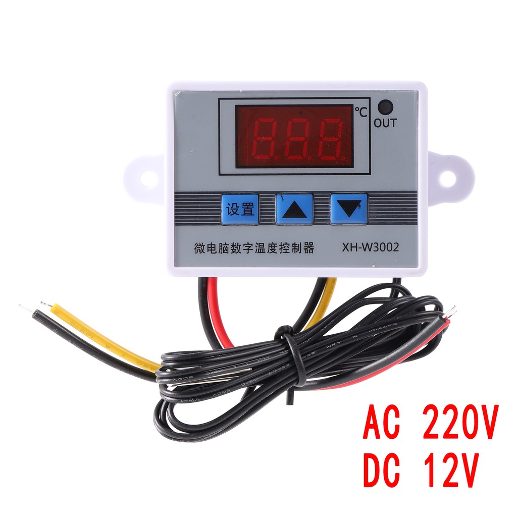 Thermometer Temperature Controller LED Switch Probe Microcomputer ...