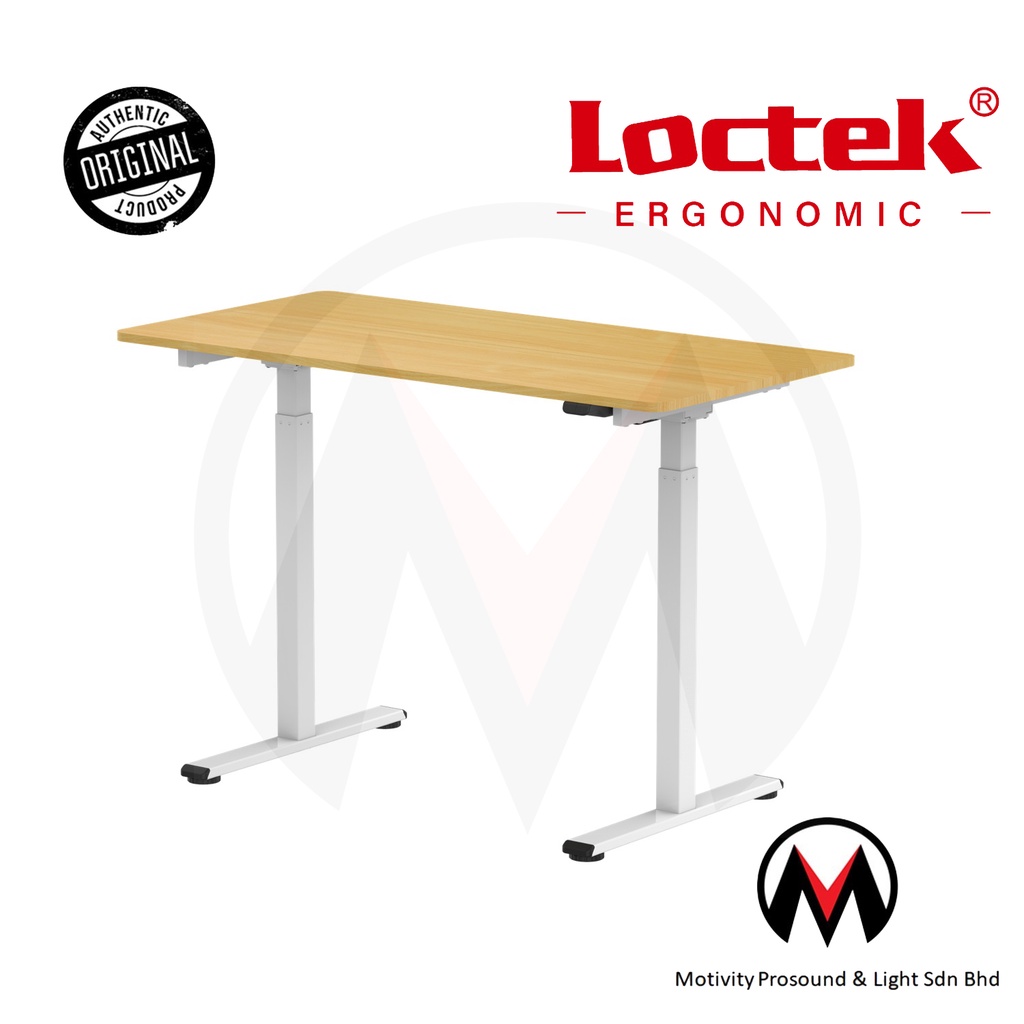 Loctek ET116G Electric Height Adjustable Ergonomic Standing Desk ...