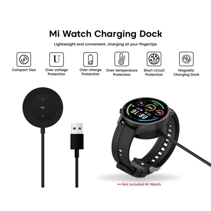 Xiaomi Mi Watch Magnetic Charging Dock Original Xiaomi Product | Shopee ...