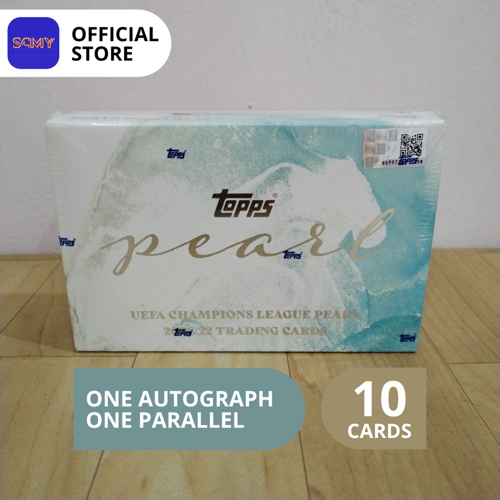 2021-22 Topps UEFA Champions League Pearl Football Soccer Hobby 10 ...