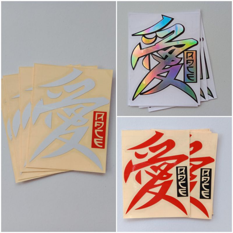 Japanese Letter KANJI STICKER CUTTING JDM | Shopee Malaysia
