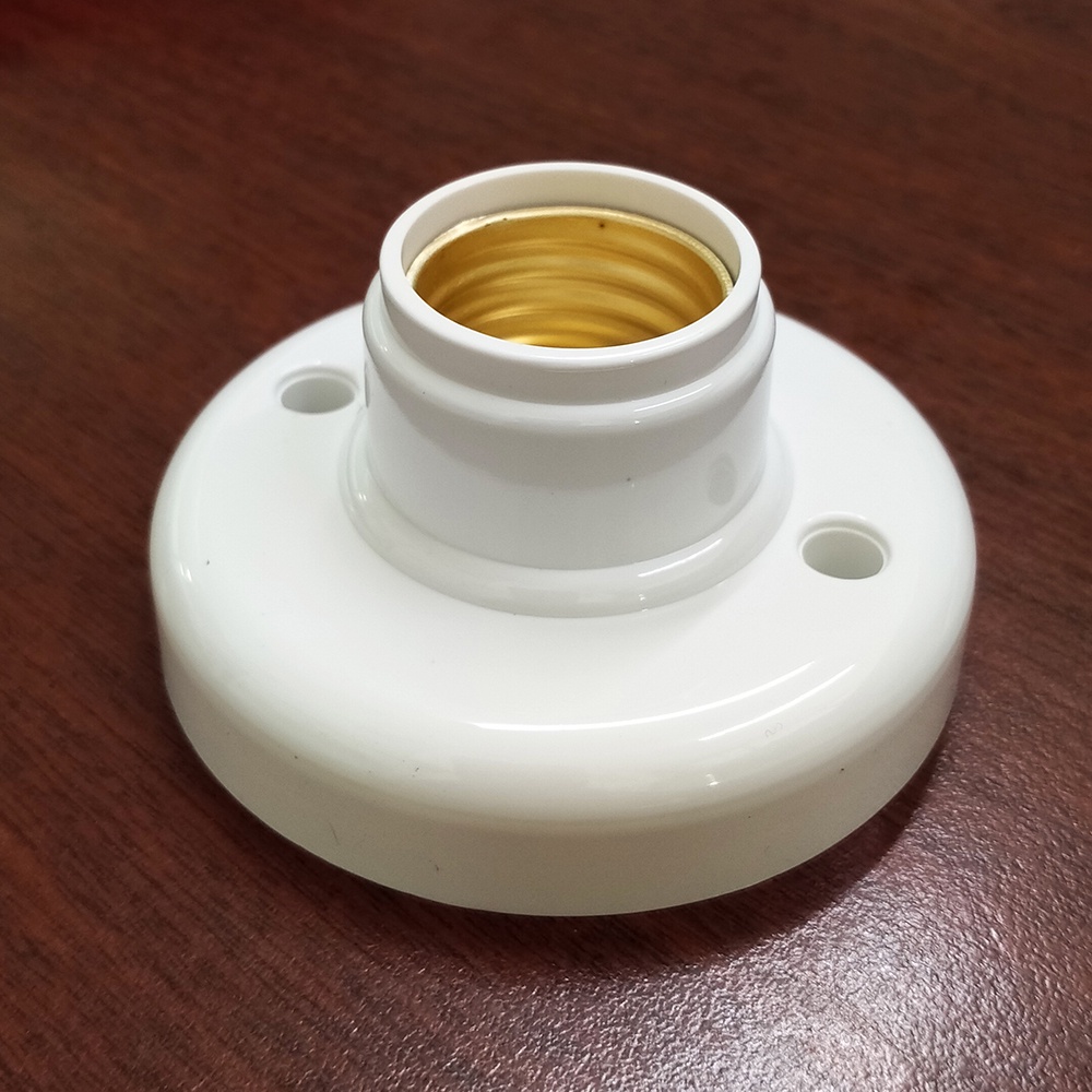 SUNFLY E27 Screw Cap Socket White Ceiling Light Lamp Bulb Fixing Base ...