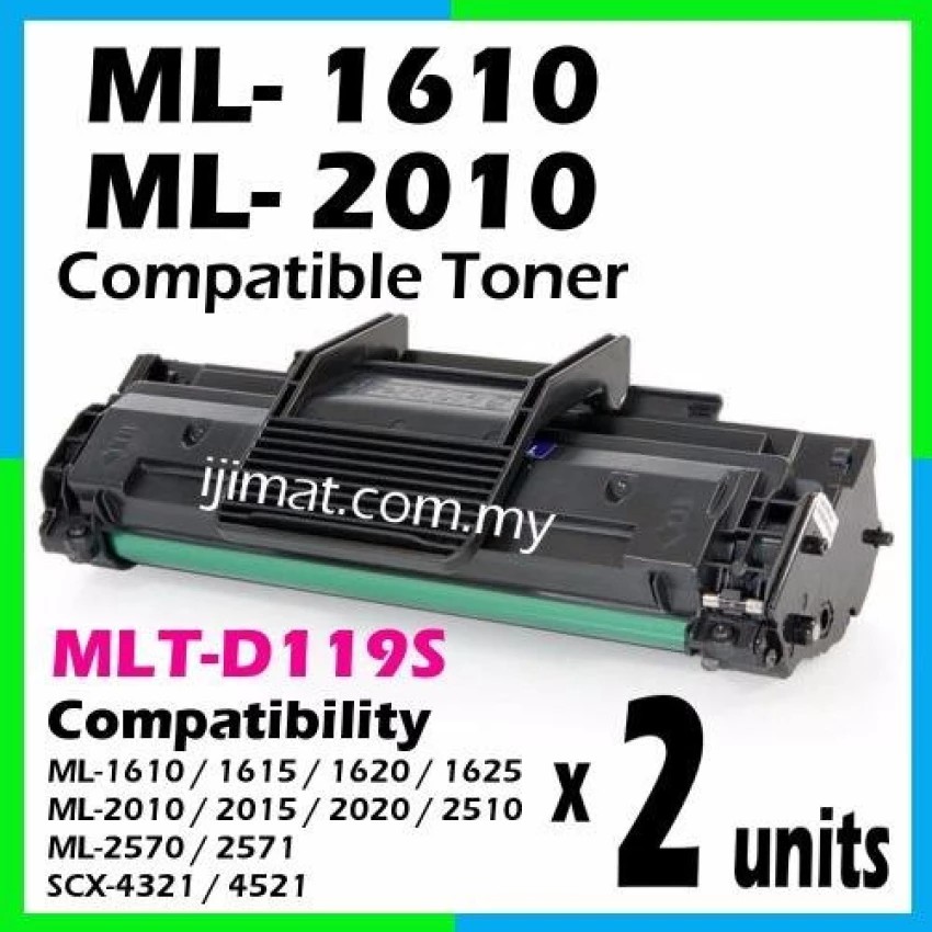 2x Compatible Samsung ML1610 ML 1610 1615 1620 1625 ML 2010 2010P 2020 ...