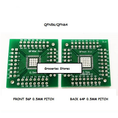 QFP TQFP LQFP FQFP SOP SSOP QFN LFCSP 16 20 32 40 44 56 64 80 100 to DIP 2.54mm Through Hole ...