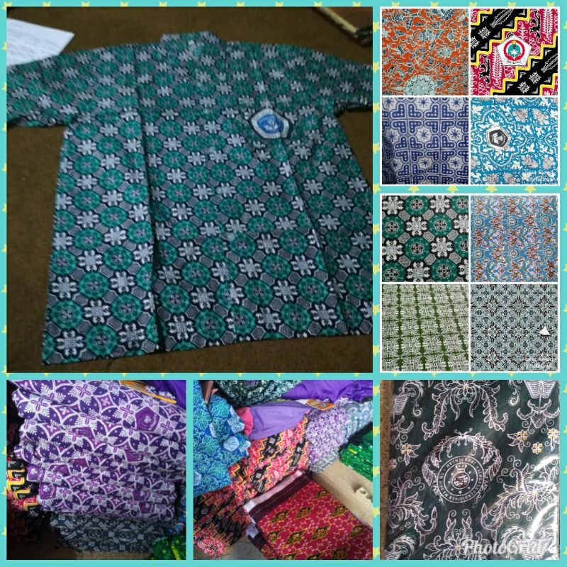 SCHOOL batik, elementary school, middle school and high school uniforms ...