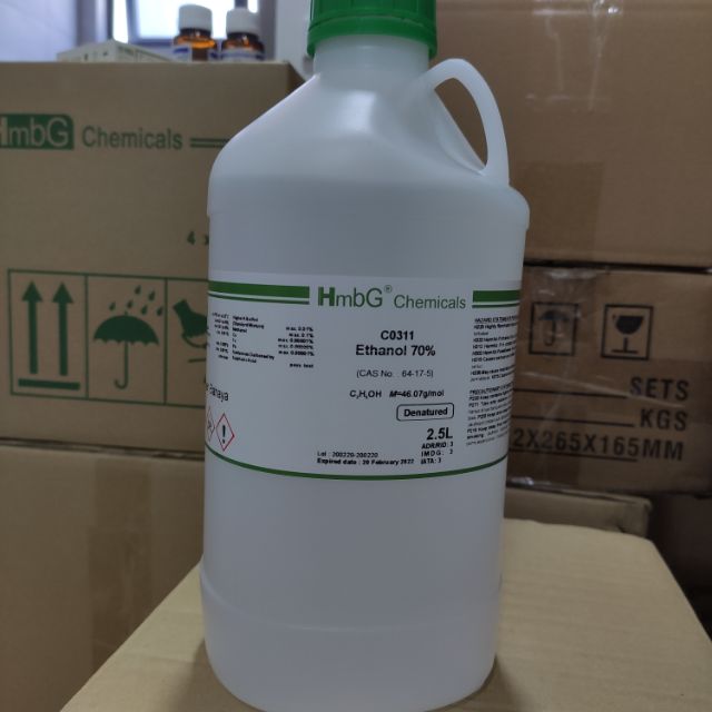 (Ready stock Kuala Lumpur ) Ethanol 70% denatured, ingredient for sanitiser and disinfectant, 2 ...