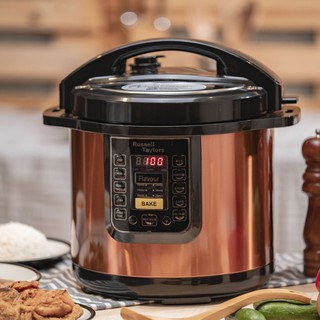 Russell Taylors Electric Pressure Cooker Stainless Steel Pot Rice ...