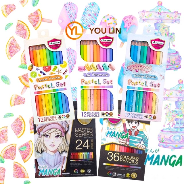 Master Art Master Series Pastel Color Set - Manga set / Summer Paradise ...