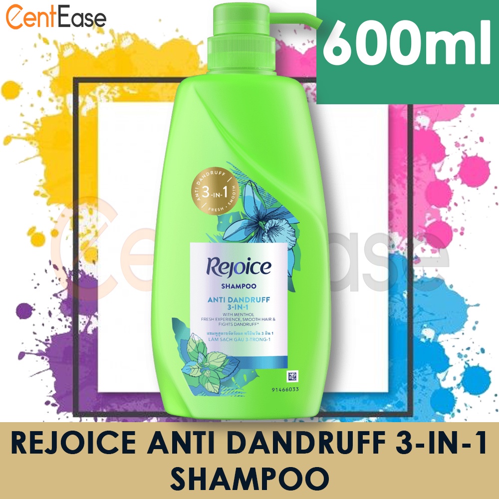 Rejoice Anti Dandruff 3-in-1 Hair Shampoo 600ml (Exp: Dec 2024 ...