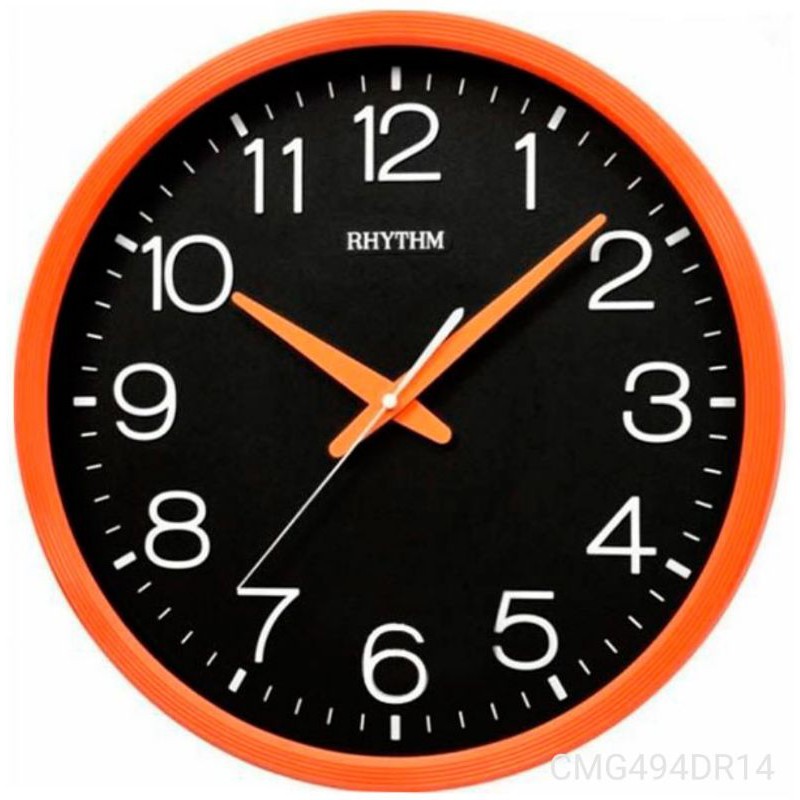 Ready Stock Authentic Rhythm Wall Clock Silent Silky Movement. Jam ...