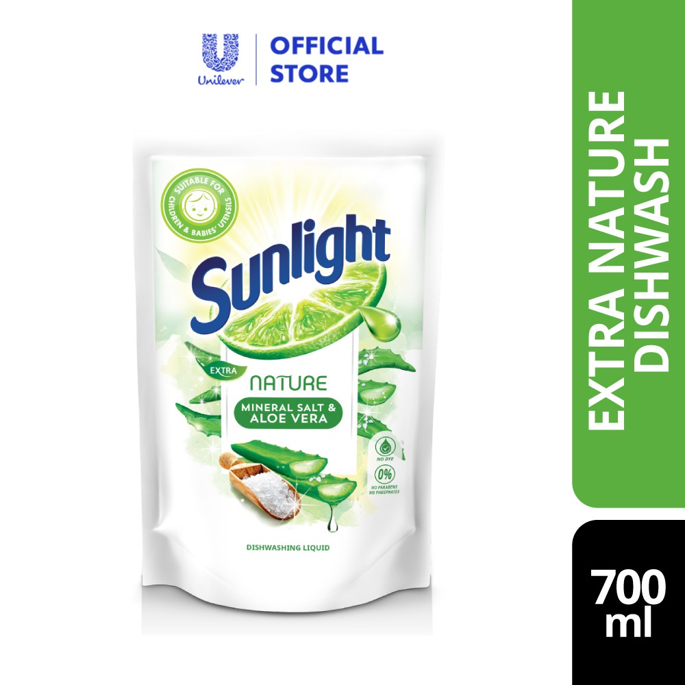 Sunlight Dishwash Liquid Refill Extra Nature (700ml) | Shopee Malaysia