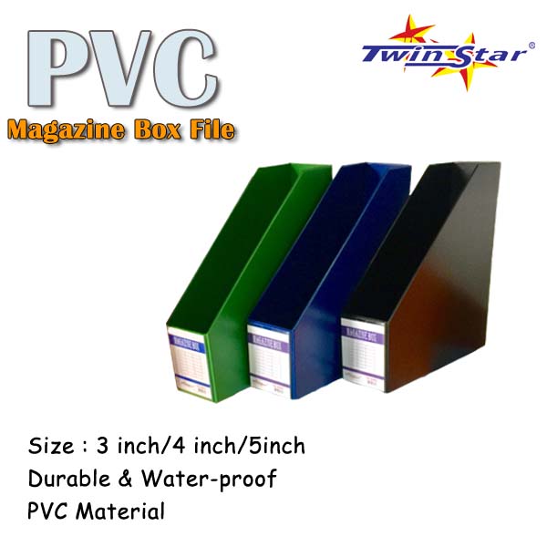Twin Star PVC Magazine Box File / Magazine Holders | Shopee Malaysia