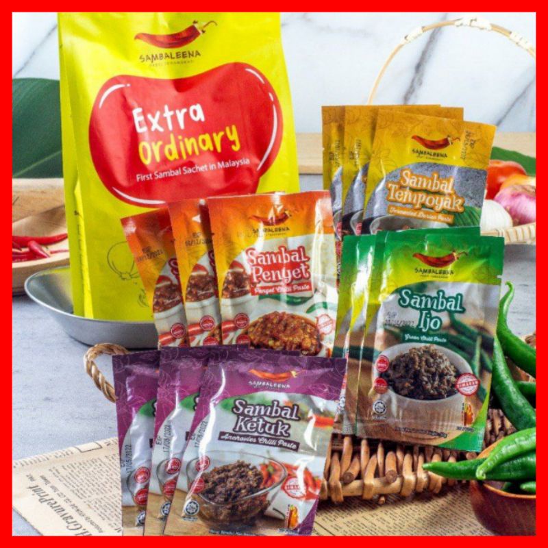 Sambaleena Pek | Combo Mini Pek (50gx12pek) | Shopee Malaysia