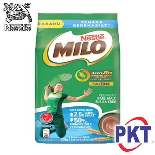 nestle milo activ-go plus fibre 900g | Shopee Malaysia