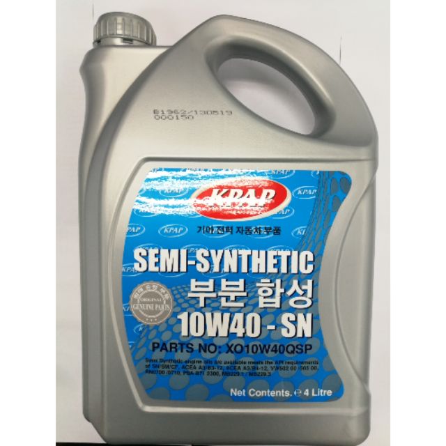 【Below cost】KPAP 10W40-SN SEMI-SYNTHETIC 👍👍 Recommended for all driver | Shopee Malaysia