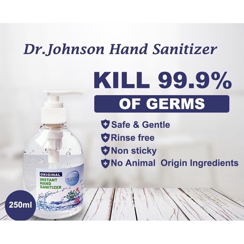 250ml 500ml Dr Johnson Hand Sanitizer Alcohol Gel Sanitizer Spray ...