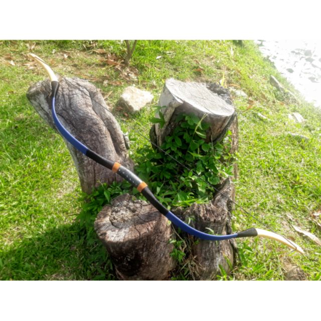 Traditional Bow/ Busur Tradisional (Khergit Bow) Blue | Shopee Malaysia