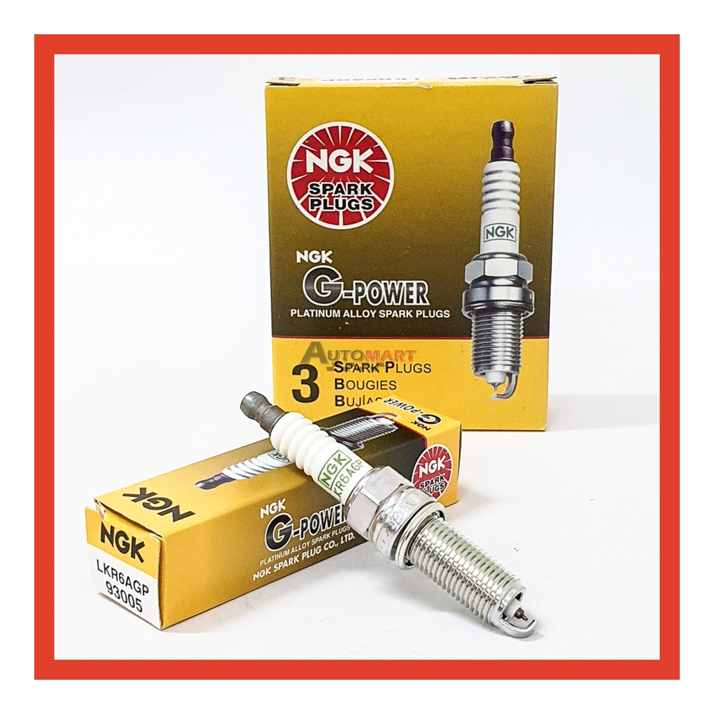 ORIGINAL NGK G POWER SPARK PLUG LKAR6AGP PERODUA AXIA BEZZA 1.3 MYVI ...