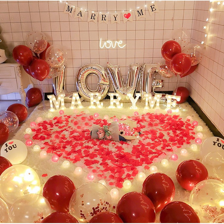 FebuLuv 💕 🔥READY STOCK🔥MARRY ME ROMANTIC RED PROPOSAL PACKAGE PROPOSE ...