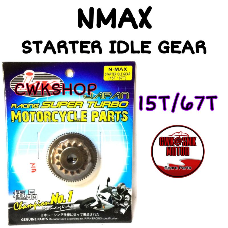 NMAX RACING STARTER IDLE GEAR IKK 15T/67T & 14T/67T | Shopee Malaysia