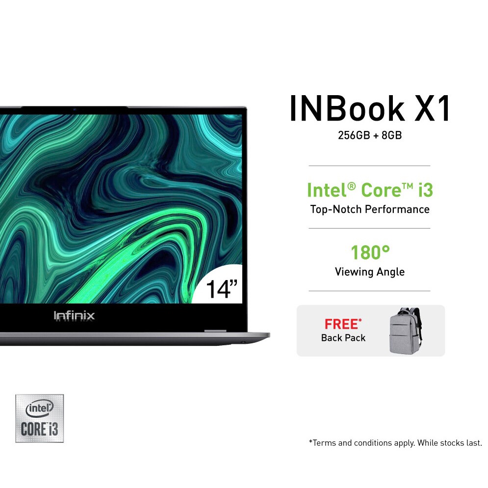 Infinix INBook X1 Intel Core i3 (8GB Memory/256GB Storage) | Shopee ...
