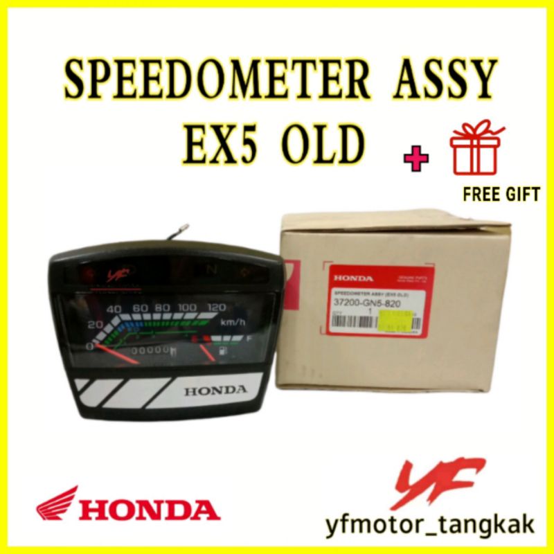 HONDA EX5 OLD EX5 DREAM Speedo METER ASSY speed meter free sticker ...