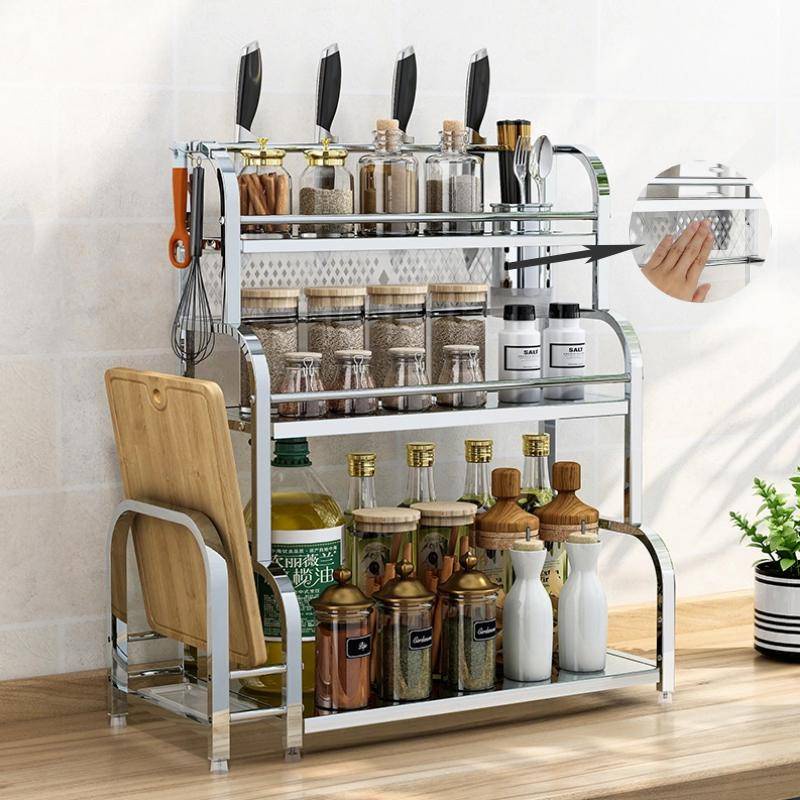 2/3 Tier Kitchen Rack Modern Rack dapur rack perkakas dapur rak barang ...