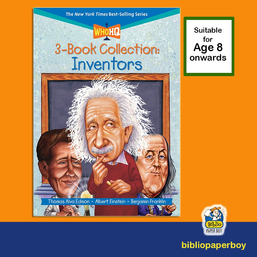 Who HQ 3-Book Collection : Inventors (3 Books Collection) - Thomas ...