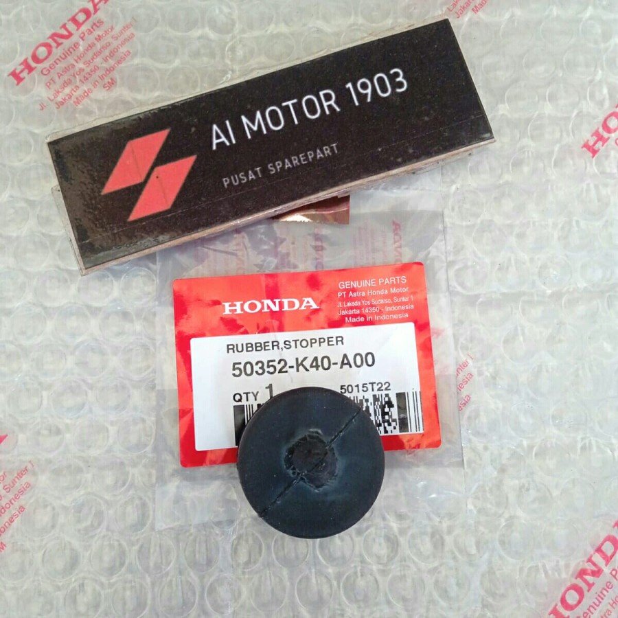 MESIN RUBBER ENGINE HOLDER RUBBER ENGINE STOPER PCX 160 50352-K40-A00 ...