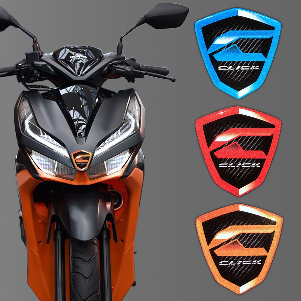 3D Expoxy Resin Sticker Emblem For Motorcycle Honda Click 125i 150i ...