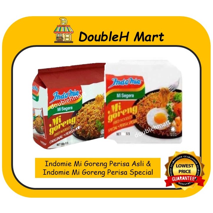 Indomie Mi Goreng Perisa Asli Original & Indomie Mi Goreng Perisa ...