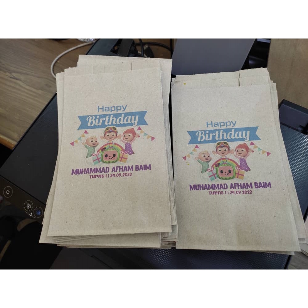 Paper Bag Birthday / Doorgift Bag Birthday / Paper Bag Hari Jadi / Doorgift Bag Hari Jadi ...