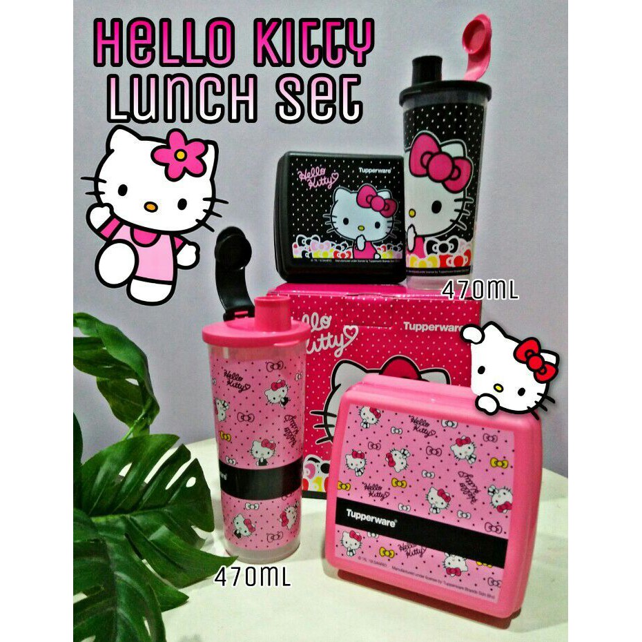 [READY STOCK] - Tupperware - Hello Kitty Lunch Set | Shopee Malaysia