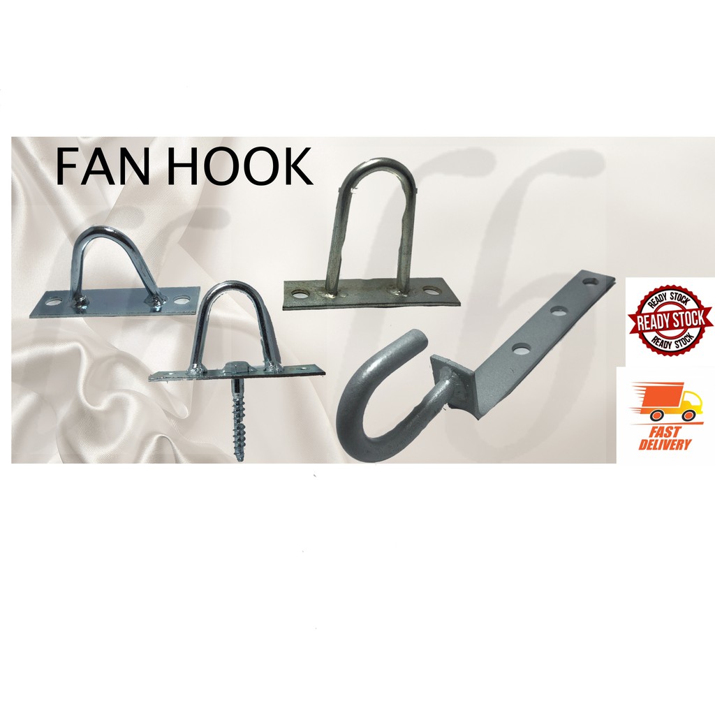 D FAN HOOK Ceiling Fan Hook, Ceiling Mount Fan Hook, Kipas Gantung ...
