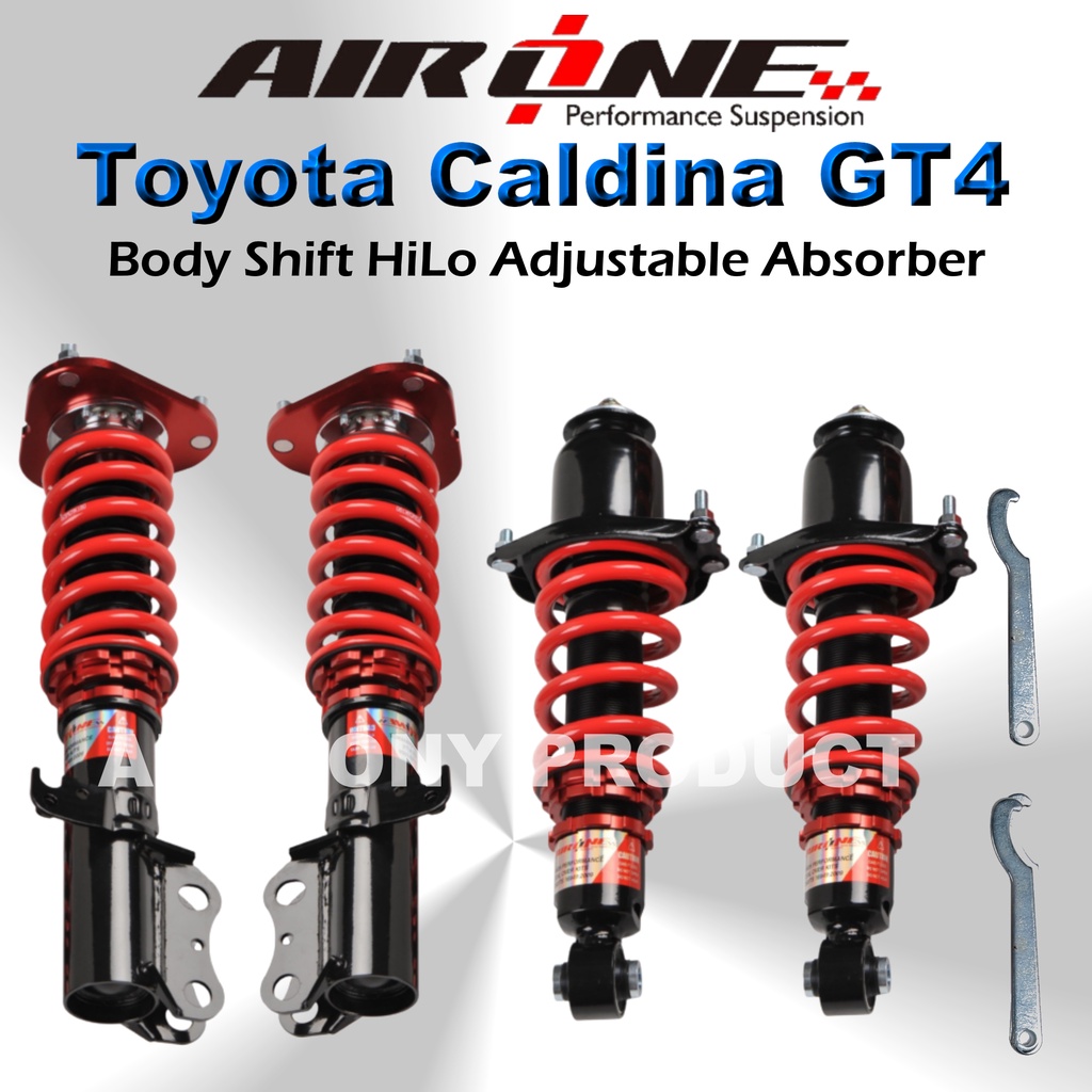 Toyota Caldina ZT 1.8 2.0NA 2.0T ST246 GT4 Height Adjustable absorber kit (HiLow BodyShift ...