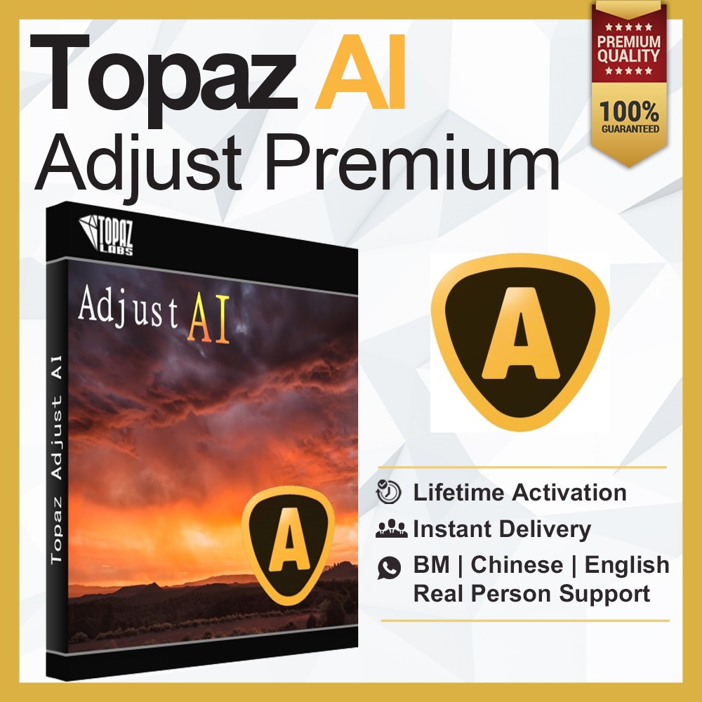 🎉Mikesoft🎉 Topaz Adjust AI 1.0.5 [Updated October 2020] | Shopee Malaysia