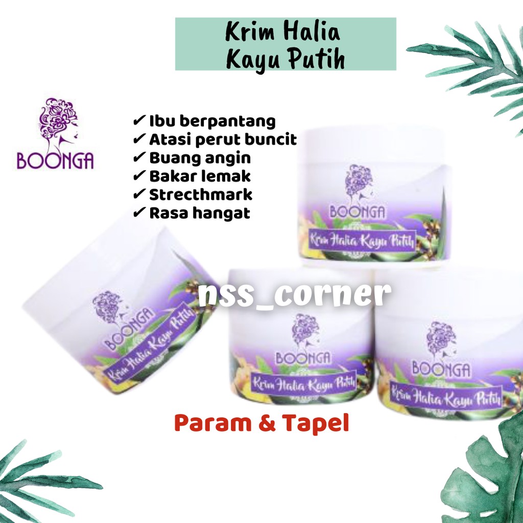 Krim Halia Kayu Putih Ibu Bersalin / Berpantang / Selulit by BOONGA ...