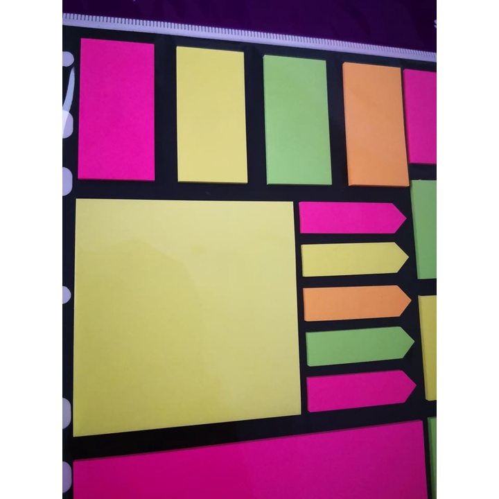 300PCS Colorful Sticky Note Memo Pad Lable Sticker Bookmarks Notepad ...