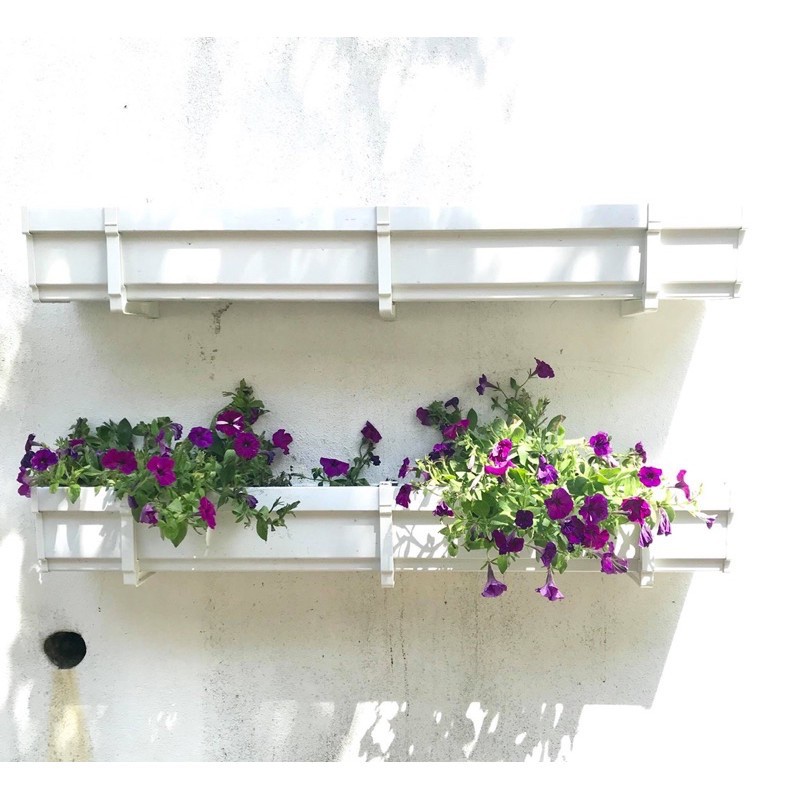 LINK uPVC Rain Gutter 3.8ft/pc Include 3 Brackets Left Right End Cap ...