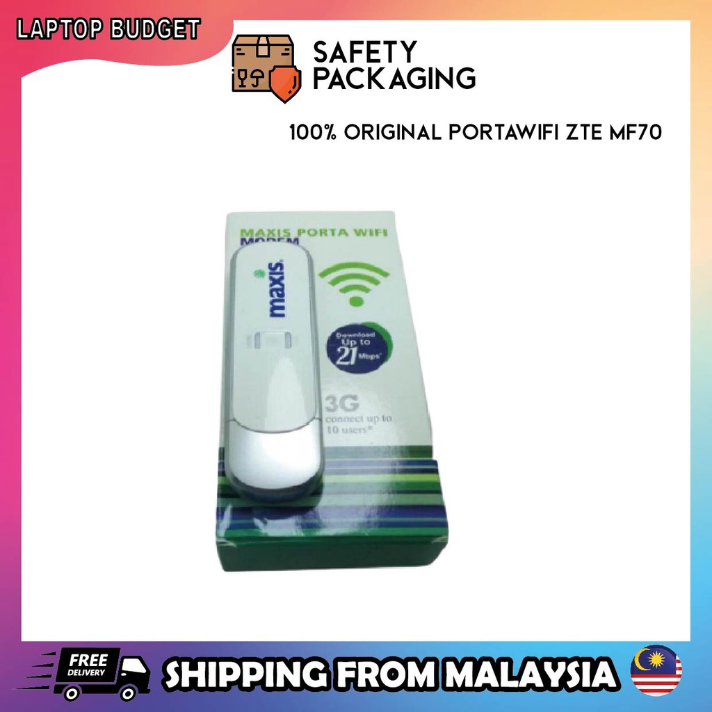 100% ORIGINAL Portawifi ZTE Mf70 | Shopee Malaysia