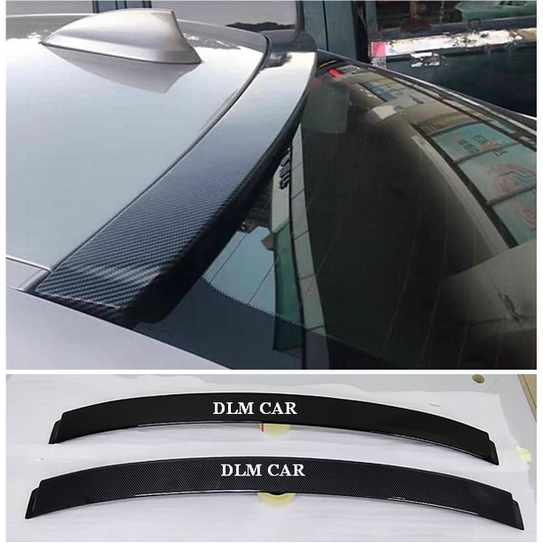 [READY STOCK] E90 roof spoiler with CARBON FIBER OR GLOSS BLACK (plug ...