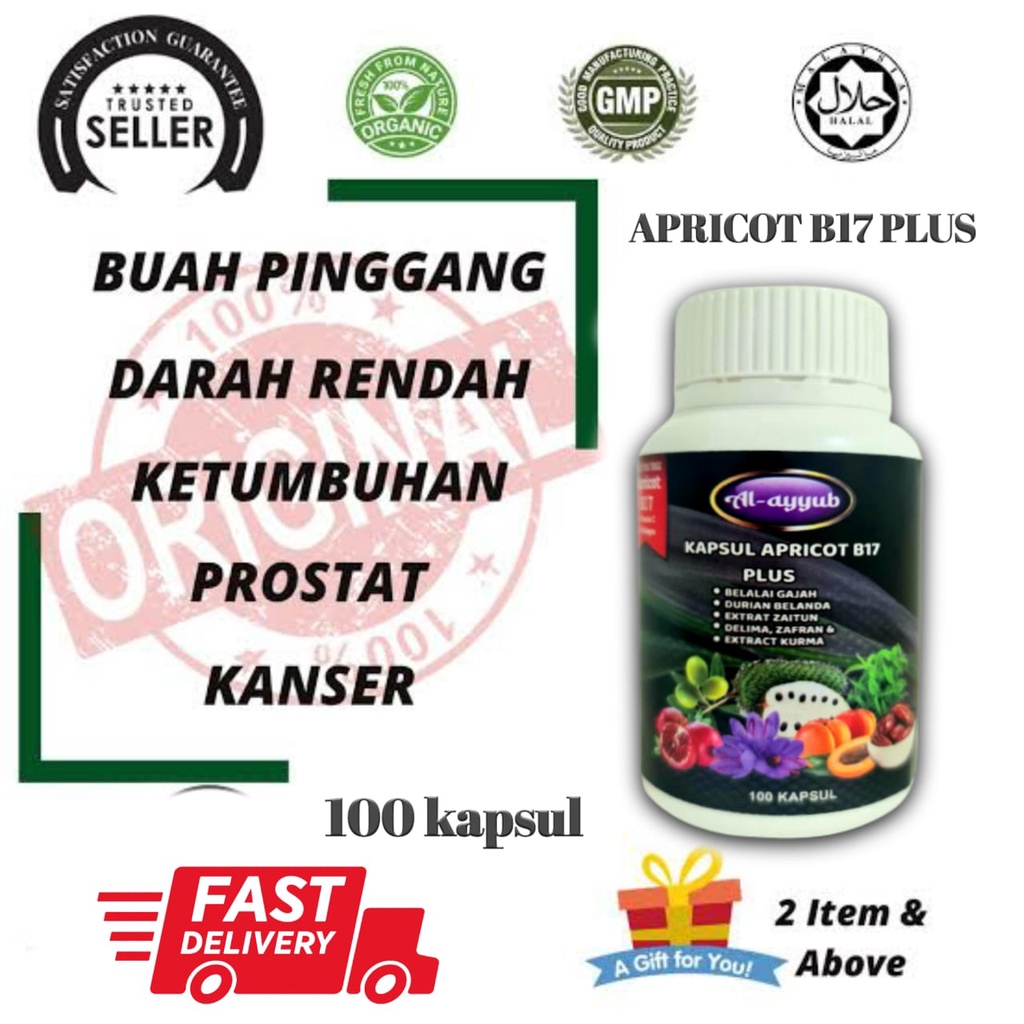 Ready Apricot B17+ Durian Belanda Extract Madu Delima Zafran Kurma dll ...