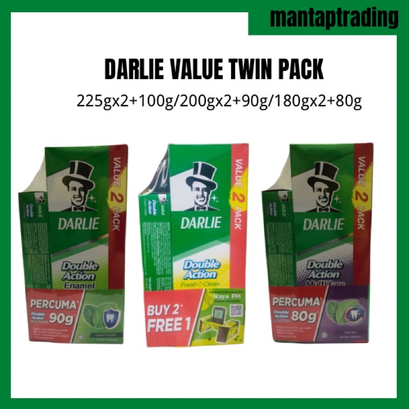 Darlie Double Action Twin pack | Shopee Malaysia