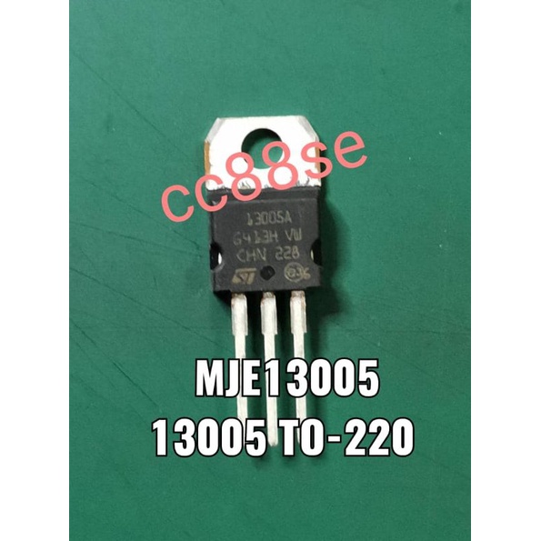 MJE13005 E13005 13005 TO-220 N-CHANNEL TRANSISTOR ST | Shopee Malaysia