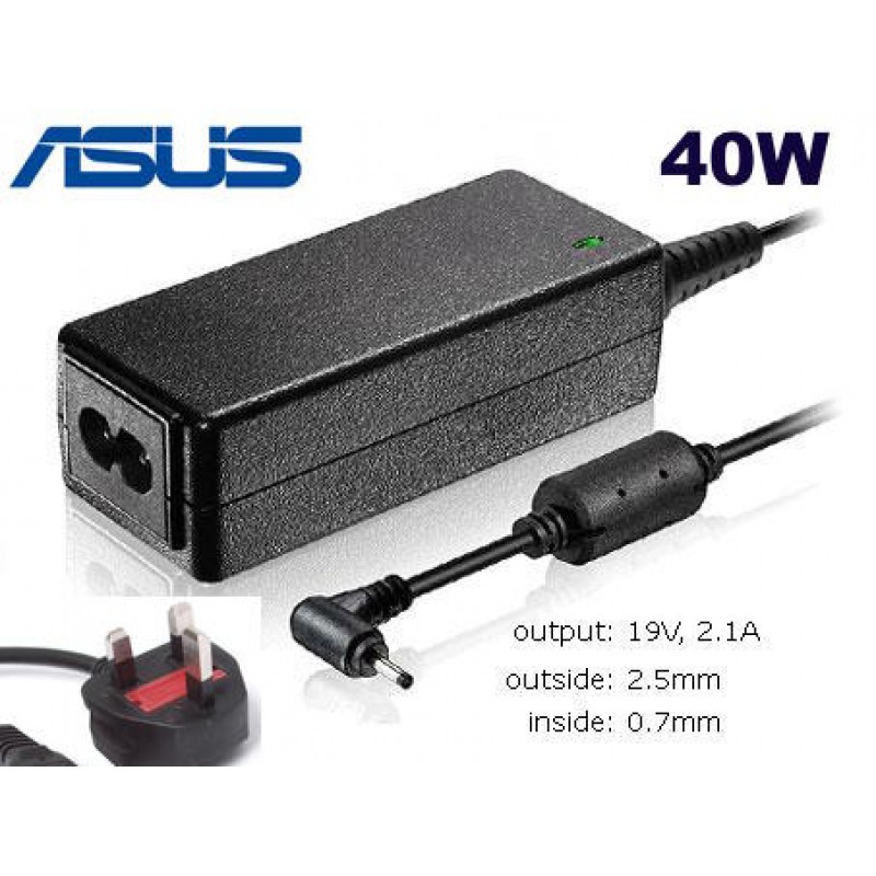 Asus Mini Eee PC 1015 40W 19V 2.1A(2.5mm*0.7mm) AC Adapter Charger ...